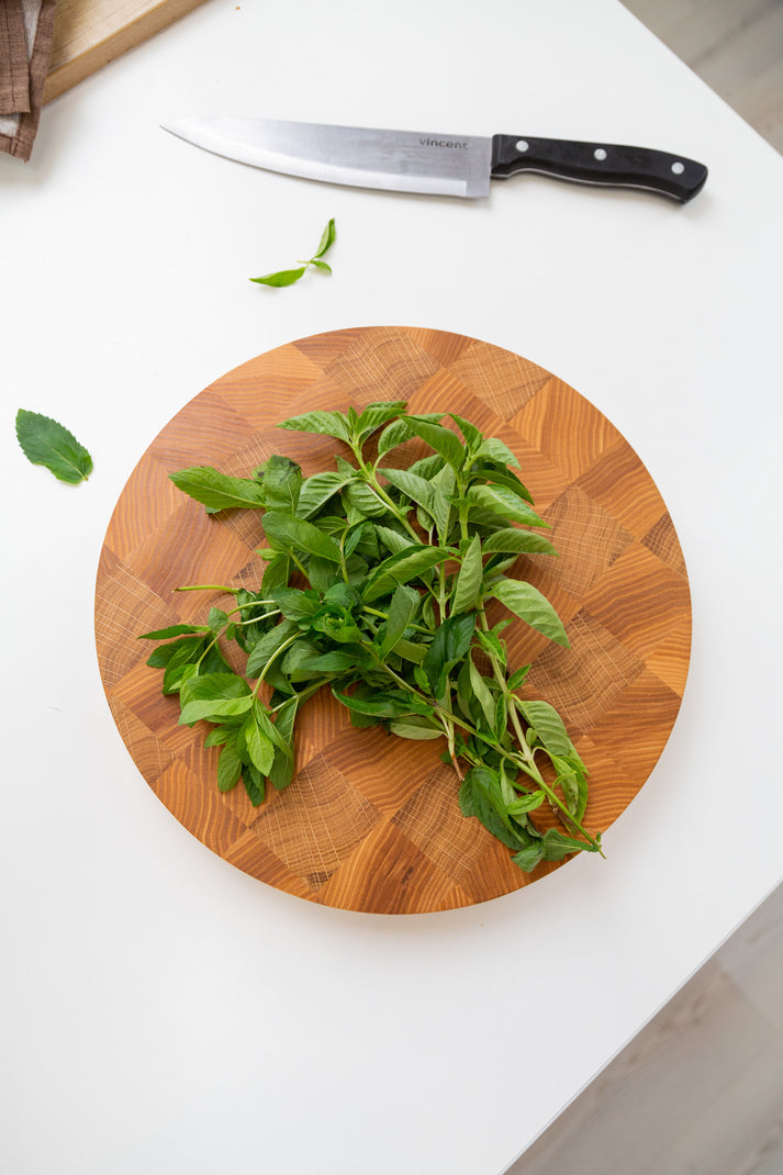 Cutting Board Doshka Monte Ash Grain Round – Doshkamonte.com